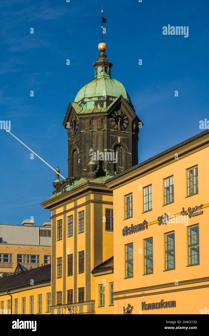 Sweden, Norrkoping, early Swedish industrial town, 18th century factory ...