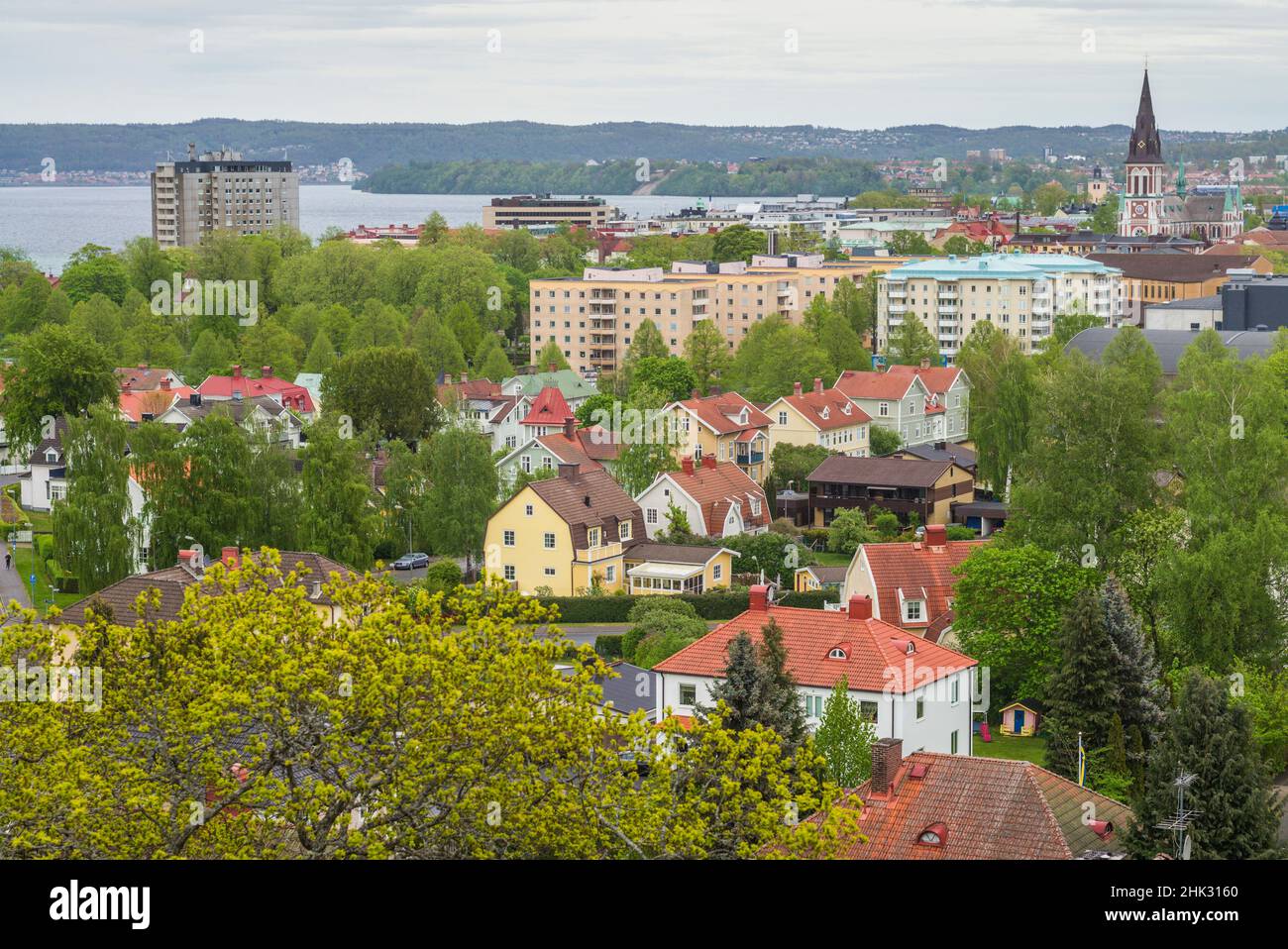 Sweden, Lake Vattern Area, Jonkoping, town view Stock Photo - Alamy