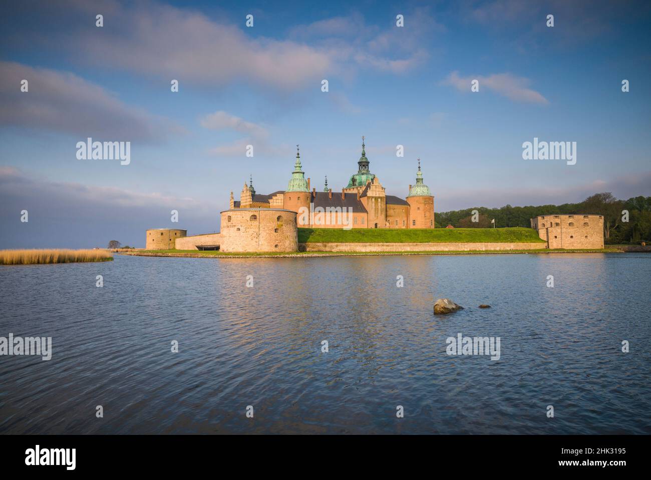 Sweden, Kalmar, Kalmar Slott castle, dawn Stock Photo - Alamy