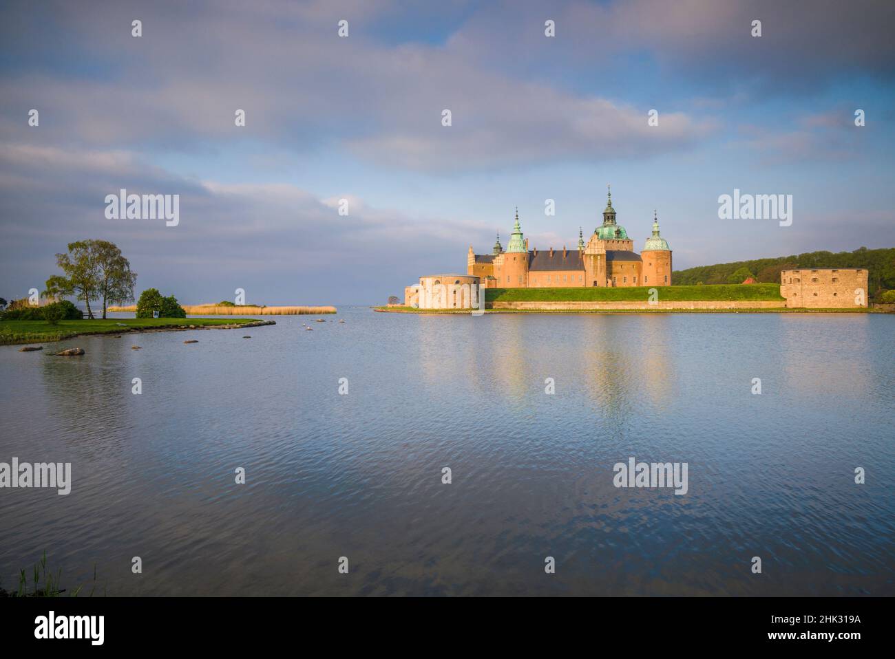 Sweden, Kalmar, Kalmar Slott castle, dawn Stock Photo - Alamy