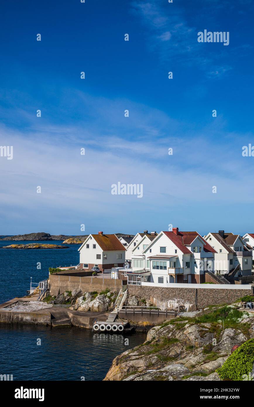 Sweden, Bohuslan, Tjorn Island, Ronnang, village and harbor Stock Photo - Alamy