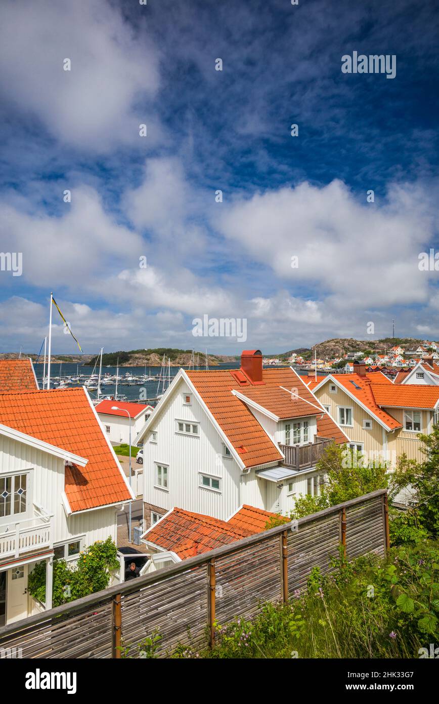 Sweden, Bohuslan, Fjallbacka, village house detail Stock Photo - Alamy
