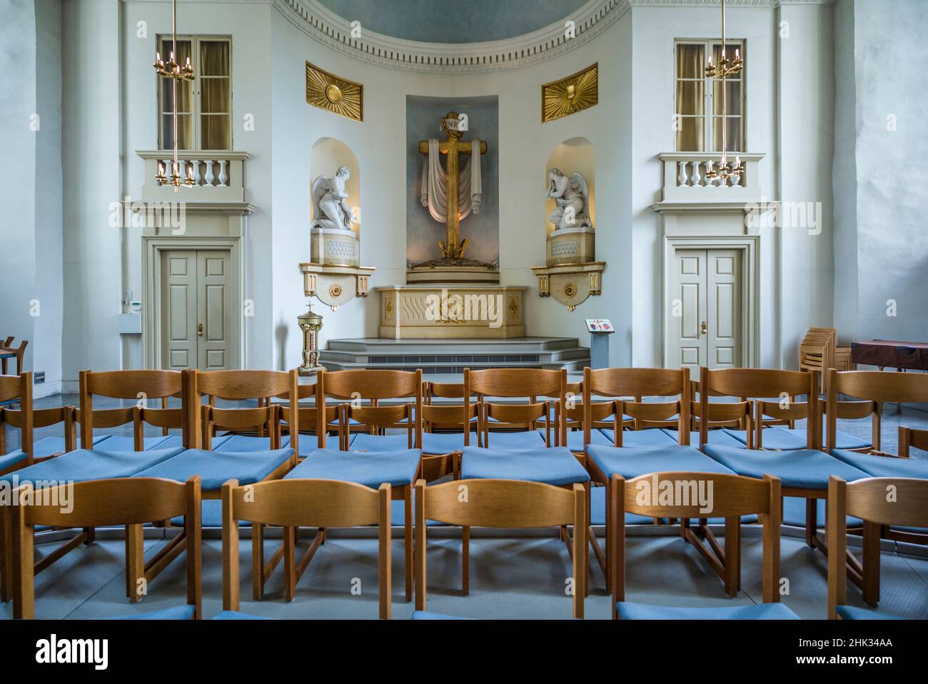 Sweden, Varmland, Karlstad, Domkyrkan cathedral, interior (Editorial ...