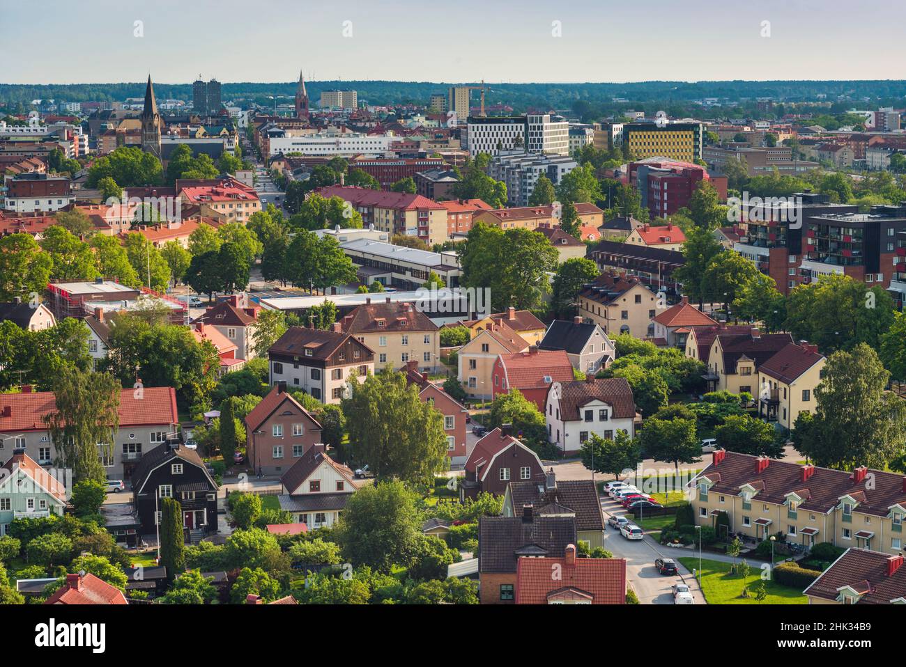 Sweden, Narke, Orebro, Svampen water tower, first mushroom shaped water ...