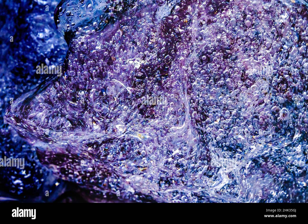 Glacier ice abstract, Grey Lake, Torres del Paine National Park ...