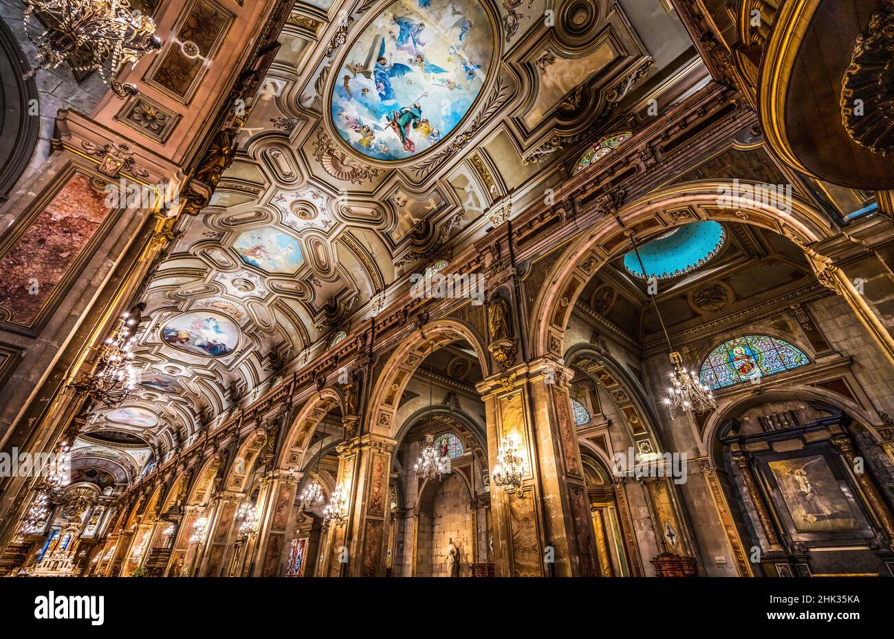 Metropolitan Cathedral, Santiago, Chile Church completed 1799 Stock ...