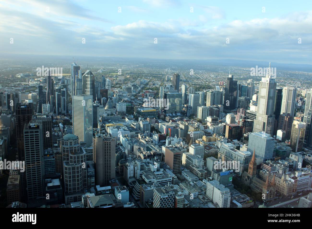 Australia, Melbourne seen from above Stock Photo - Alamy
