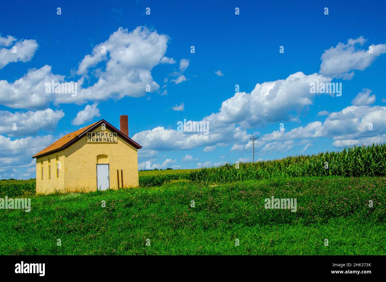 USA, Minnesota, Dakota County, Hampton Town Hall Stock Photo - Alamy