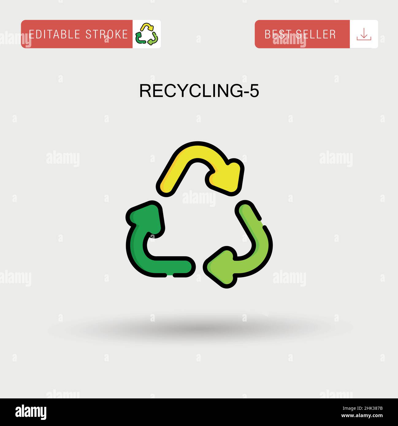 Paper recycling pictogram hi-res stock photography and images - Alamy