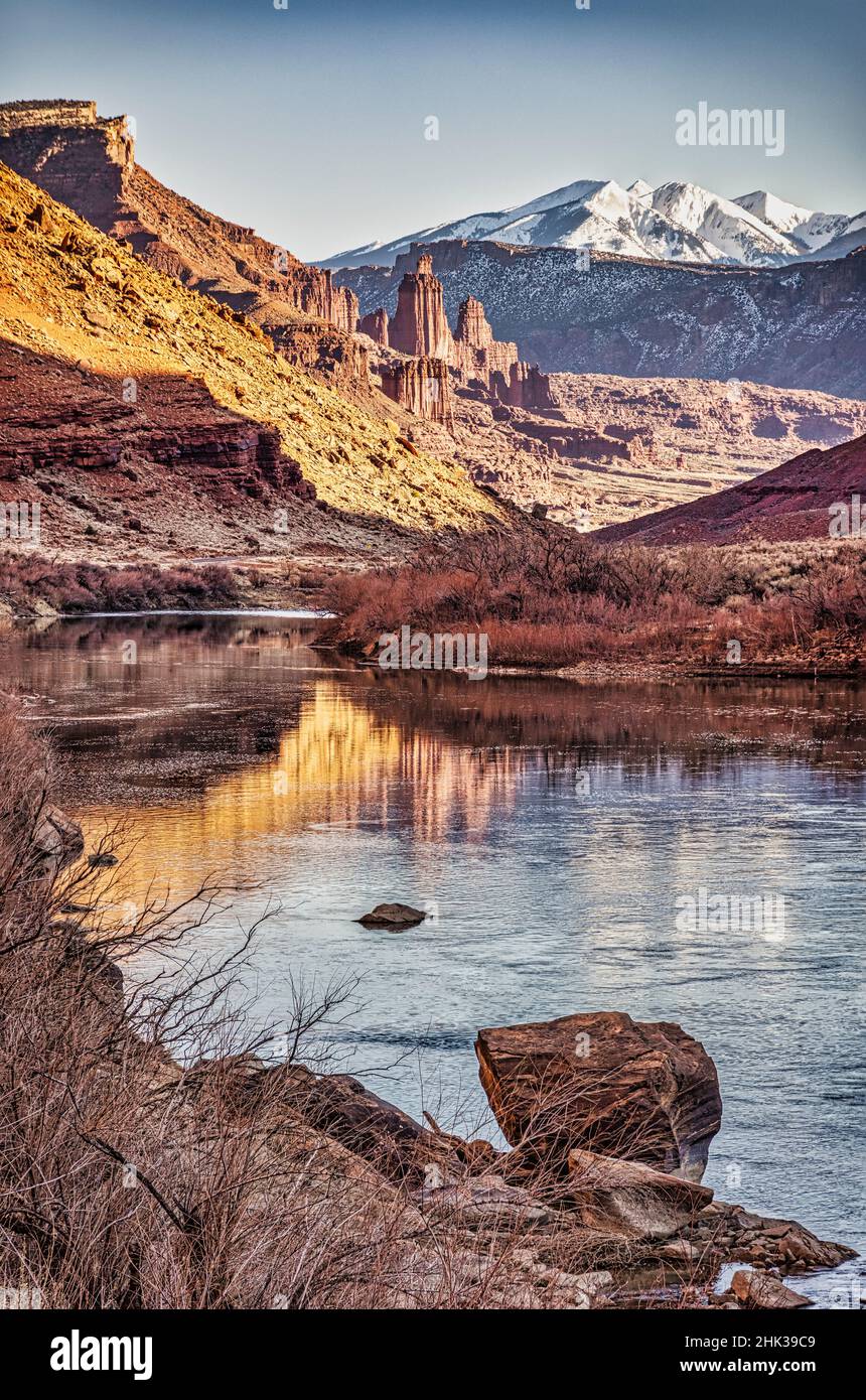 Pool, Colorado River, Moab, Utah Stock Photo - Alamy