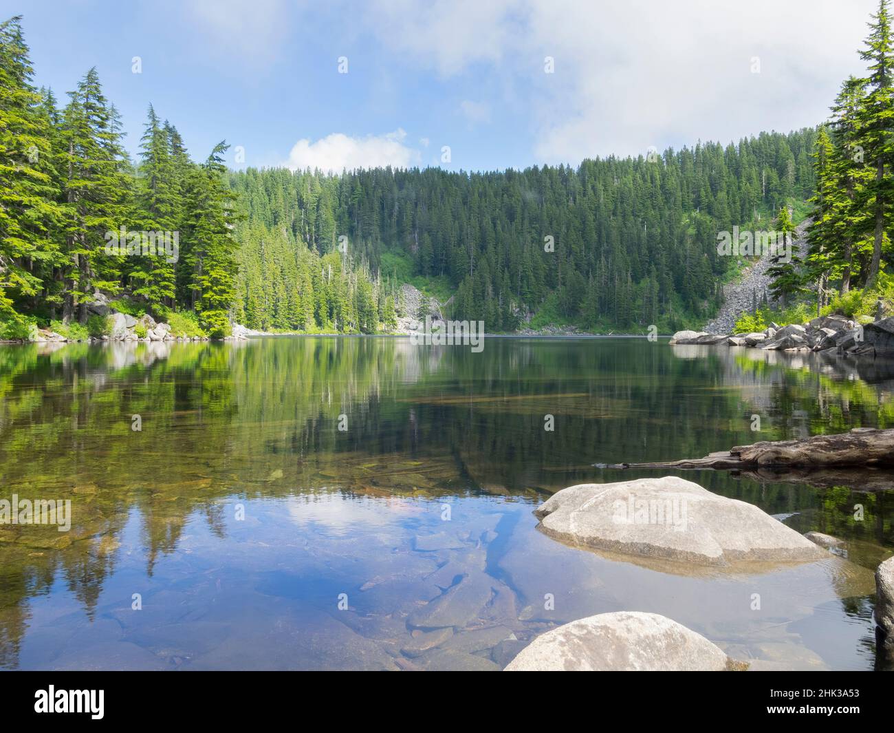 Washington State, Central Cascades, Mason Lake Stock Photo - Alamy