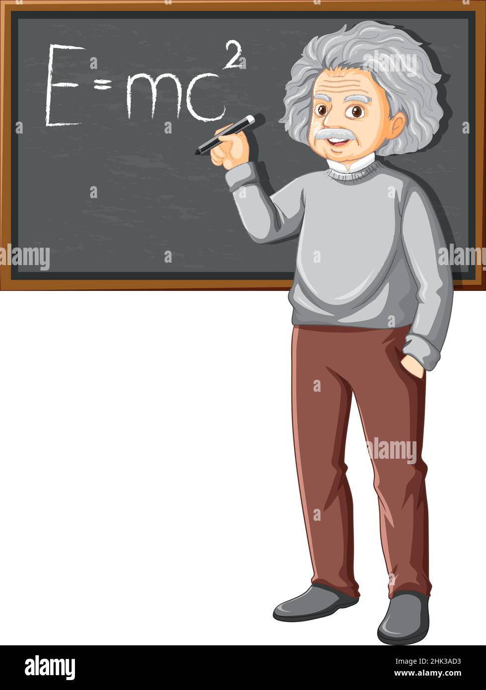 Albert Einstein's the mass energy equivalence formula illustration ...