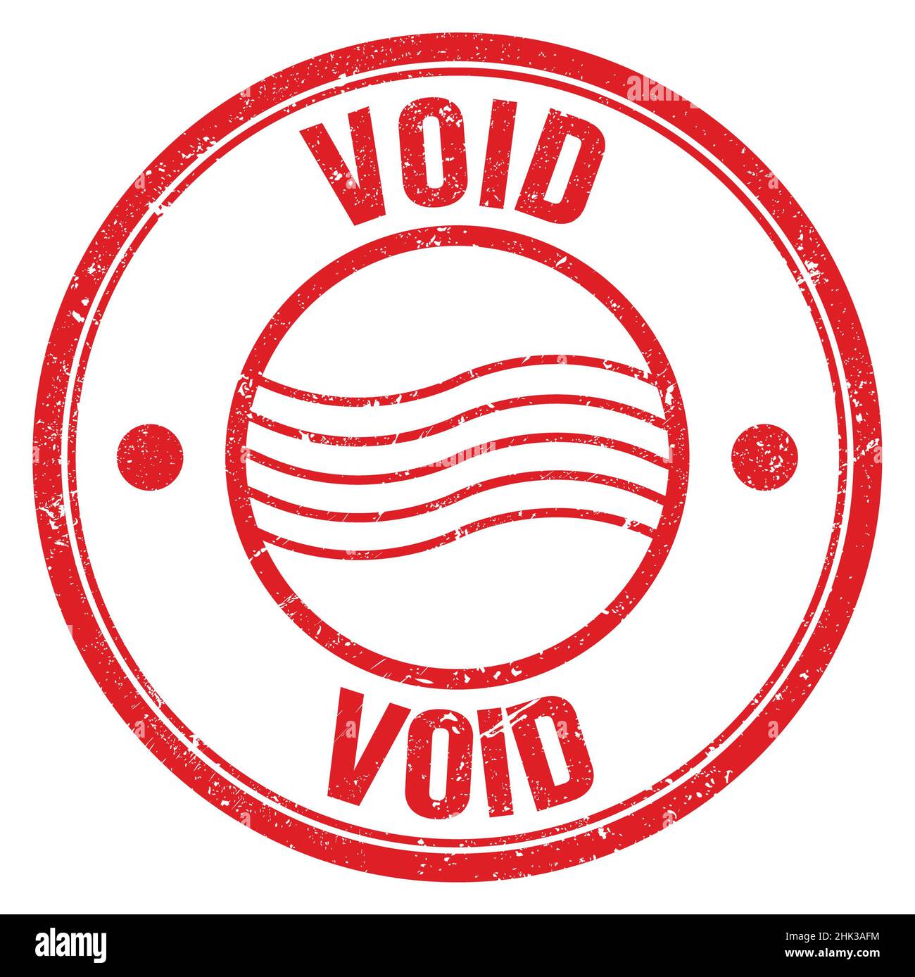 VOID word written on red round postal stamp sign Stock Photo - Alamy