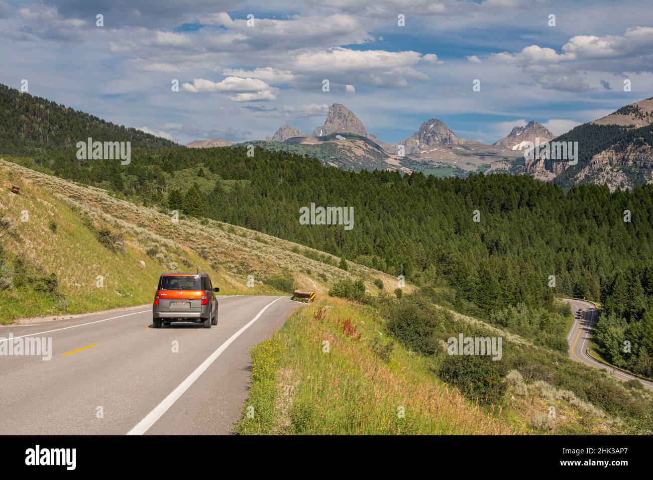 Idaho side of teton mountains hi-res stock photography and images - Alamy
