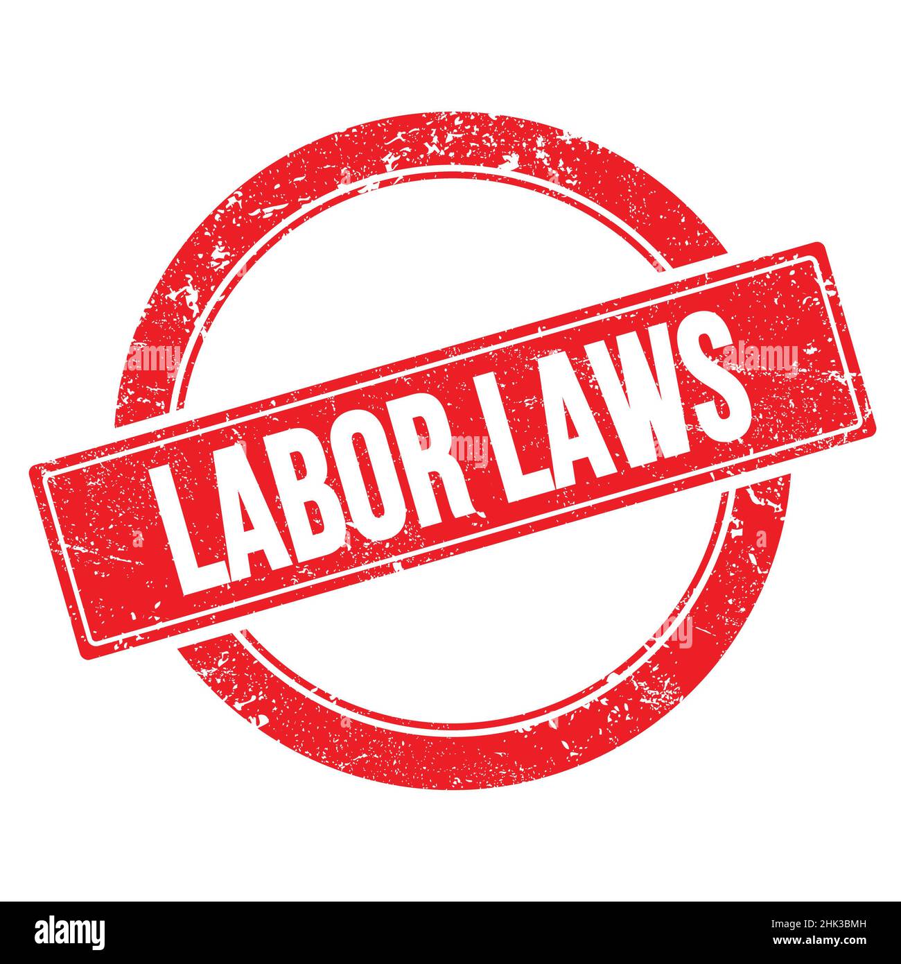 LABOR LAWS text on red grungy round vintage stamp Stock Photo - Alamy
