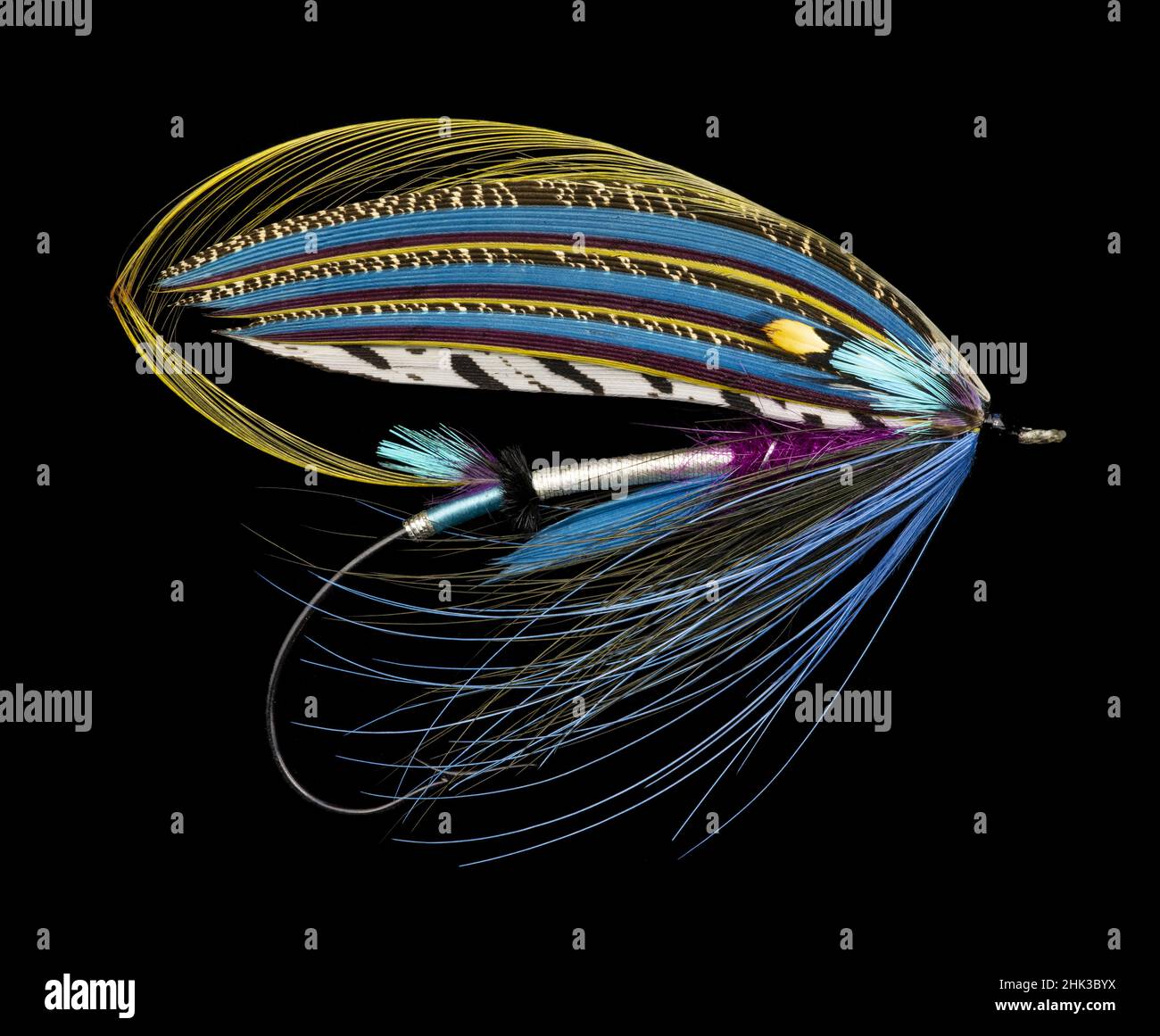 Atlantic Salmon Fly designs 'Sentinal' Stock Photo - Alamy