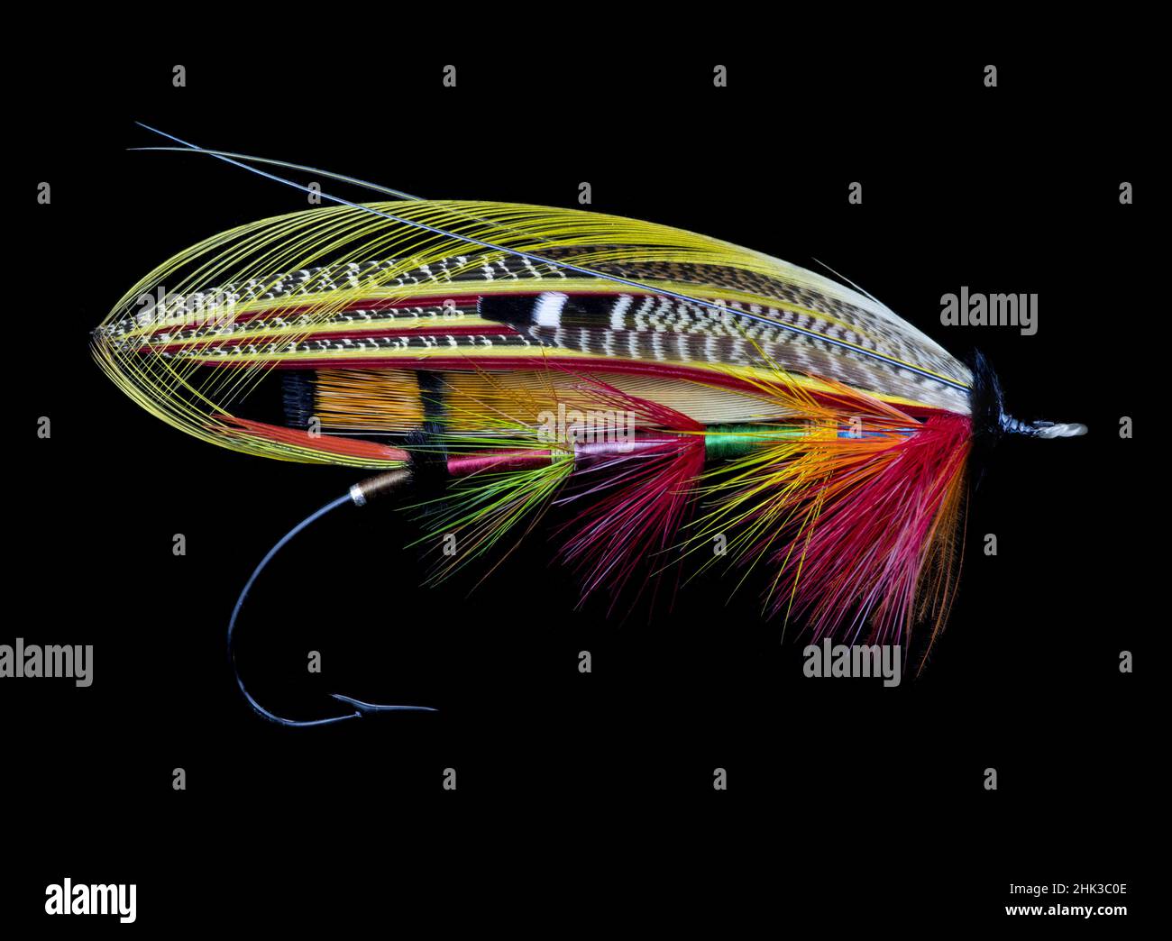 Atlantic Salmon Fly designs Stock Photo - Alamy