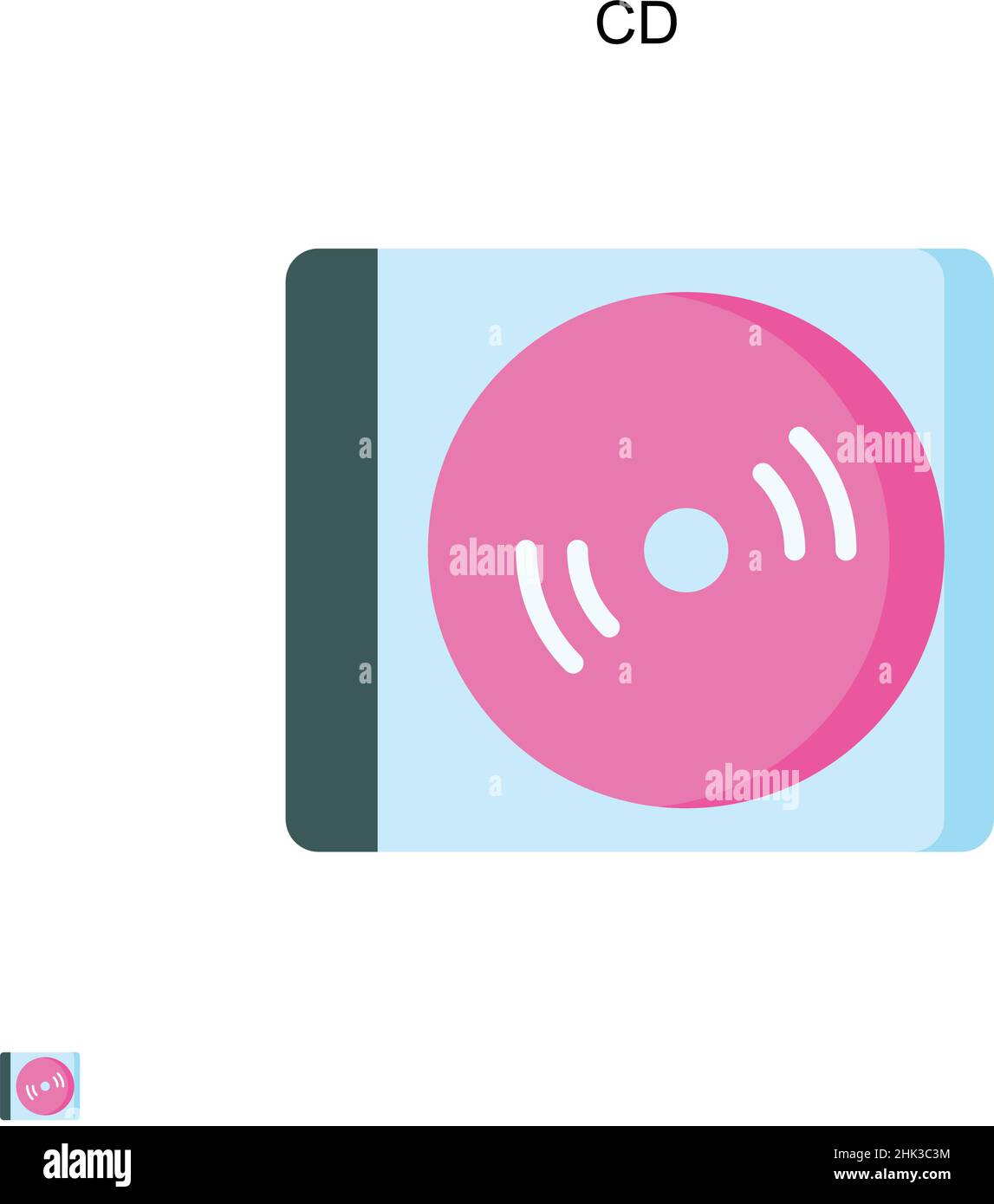 Cd dvd label design template hi-res stock photography and images - Alamy