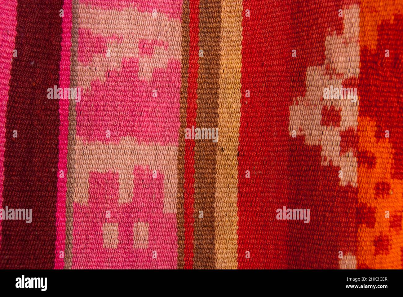 South America, Argentina - traditional, colorful textile, handmade ...