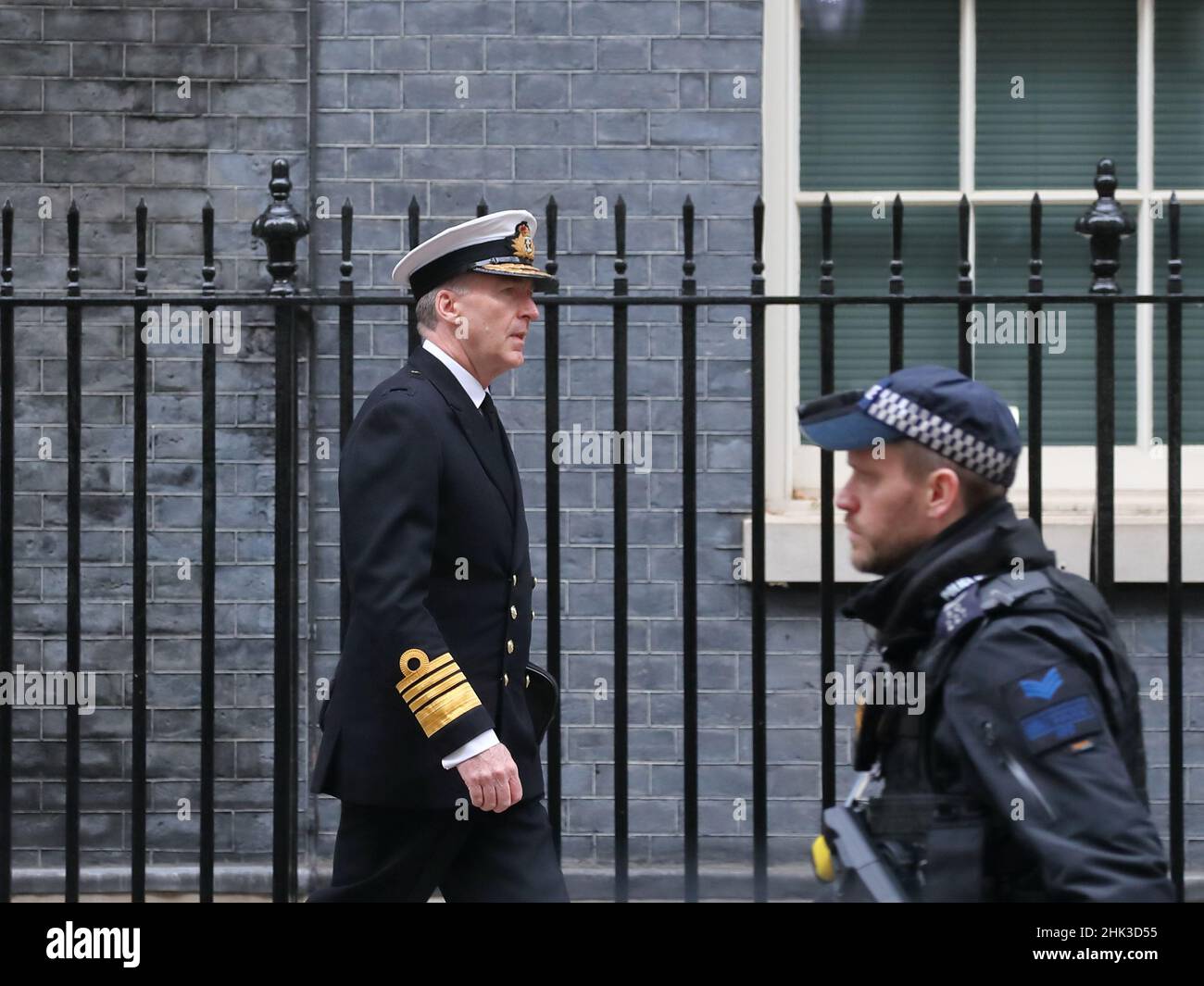 London, UK. 1st Feb, 2022. Chief of Defence Staff Admiral Sir Tony ...