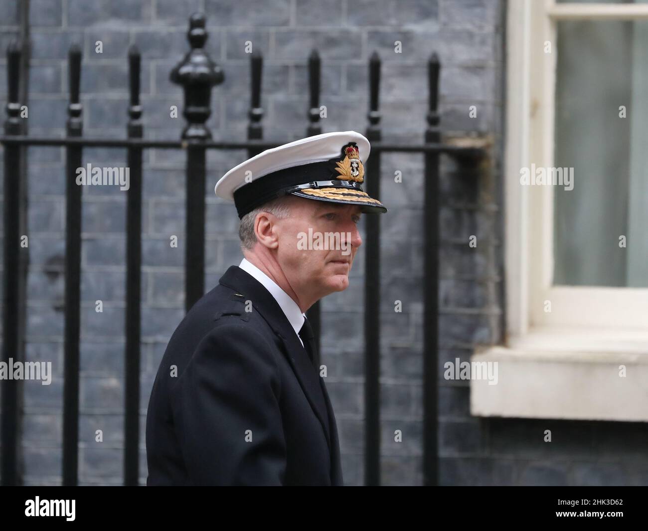London, UK. 1st Feb, 2022. Chief of Defence Staff Admiral Sir Tony ...