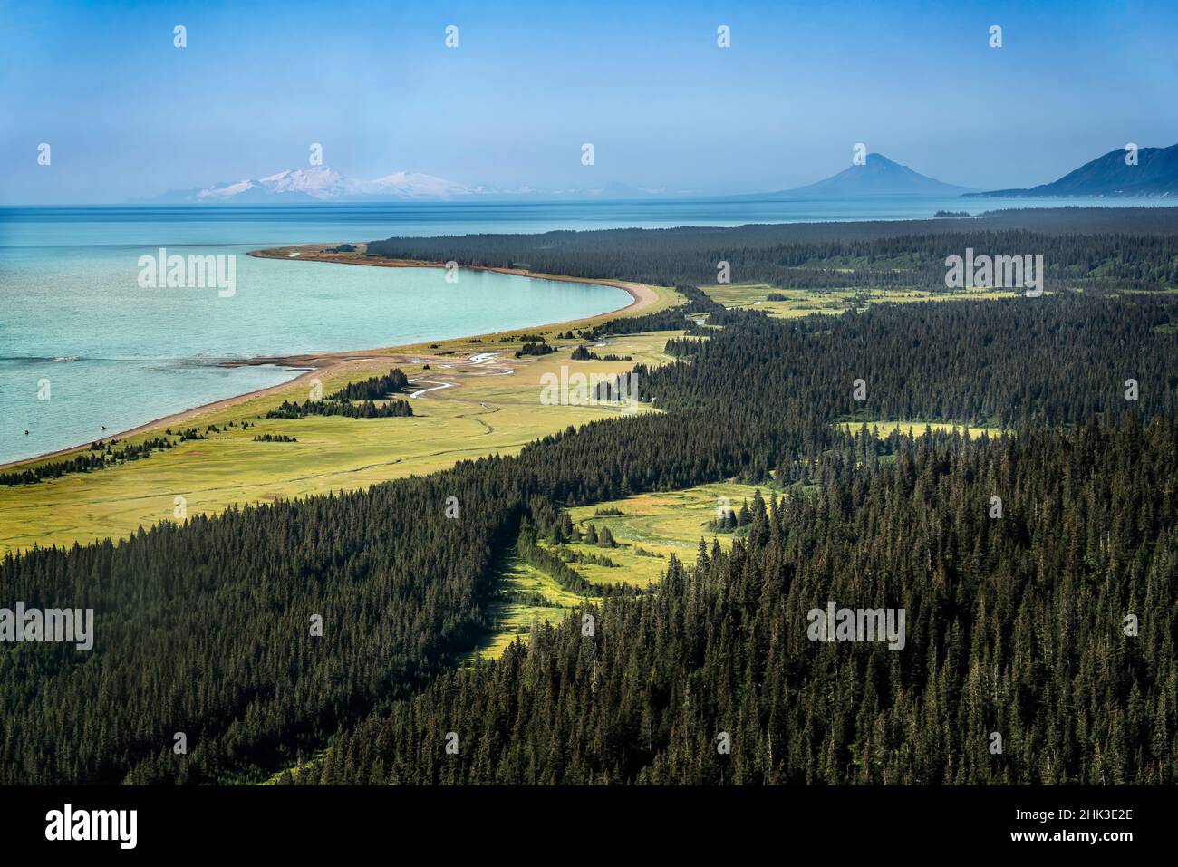 Aerial view aleutian range hi-res stock photography and images - Alamy