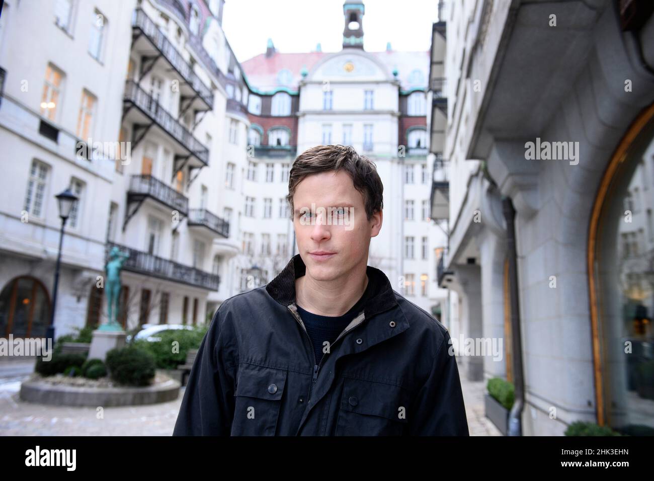 Swedish actor Adam Palsson (Swedish: Adam Pålsson) plays Kurt Wallander ...