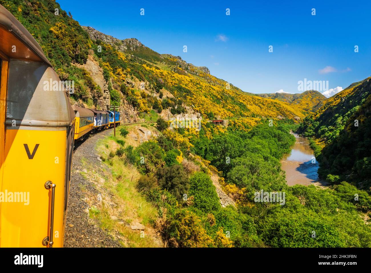 Dunedin Railways tour of the Taieri Gorge, Otago, South Island, New ...