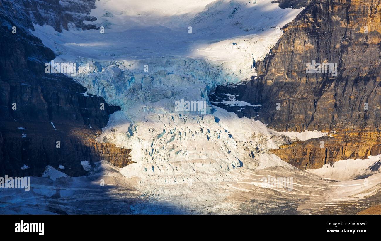 Mount Snow Dome Glacier, Jasper National Park, Alberta, Canada Stock ...