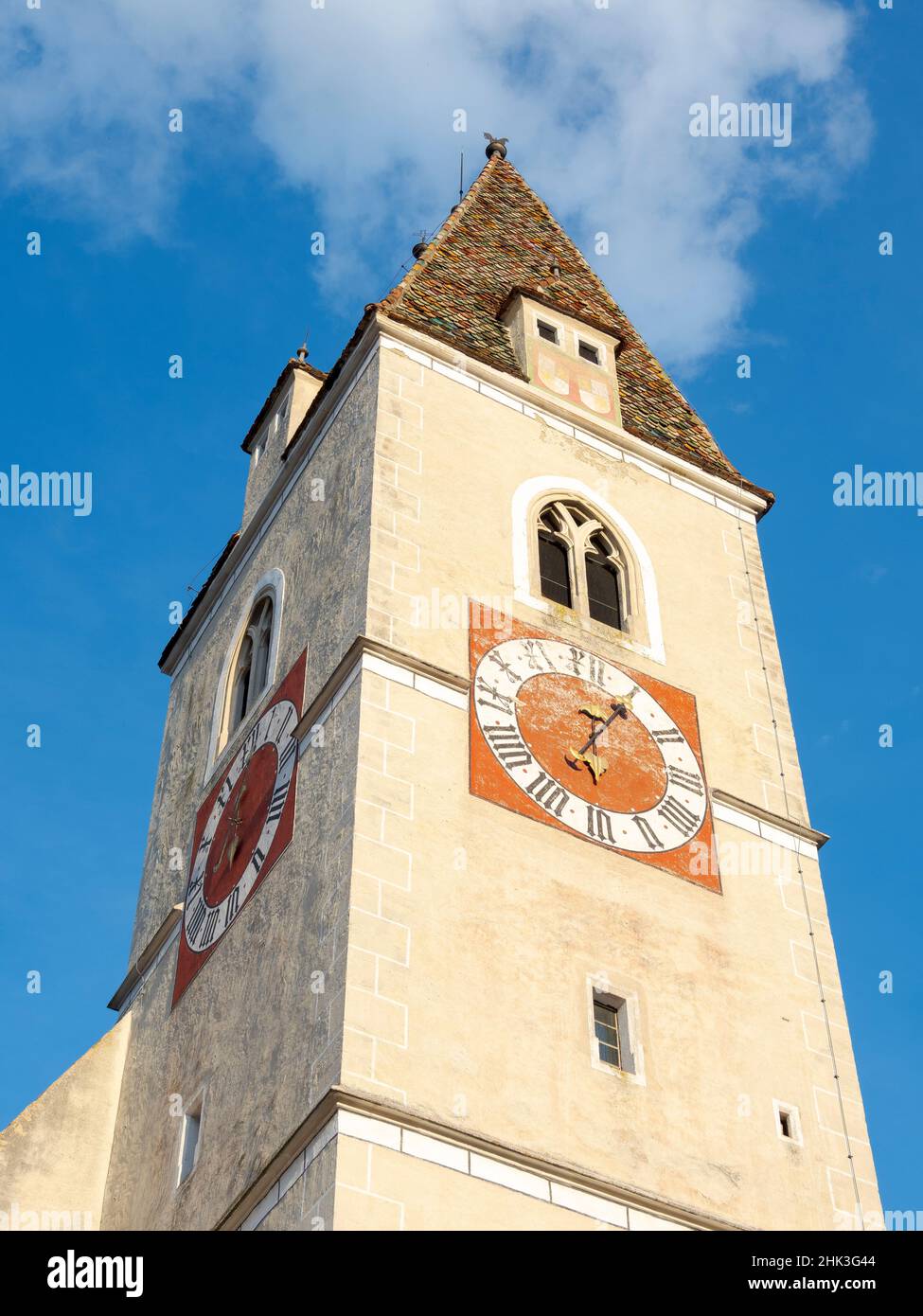 Church Heiliger Mauritius (Saint Maurice). Historic village Spitz ...