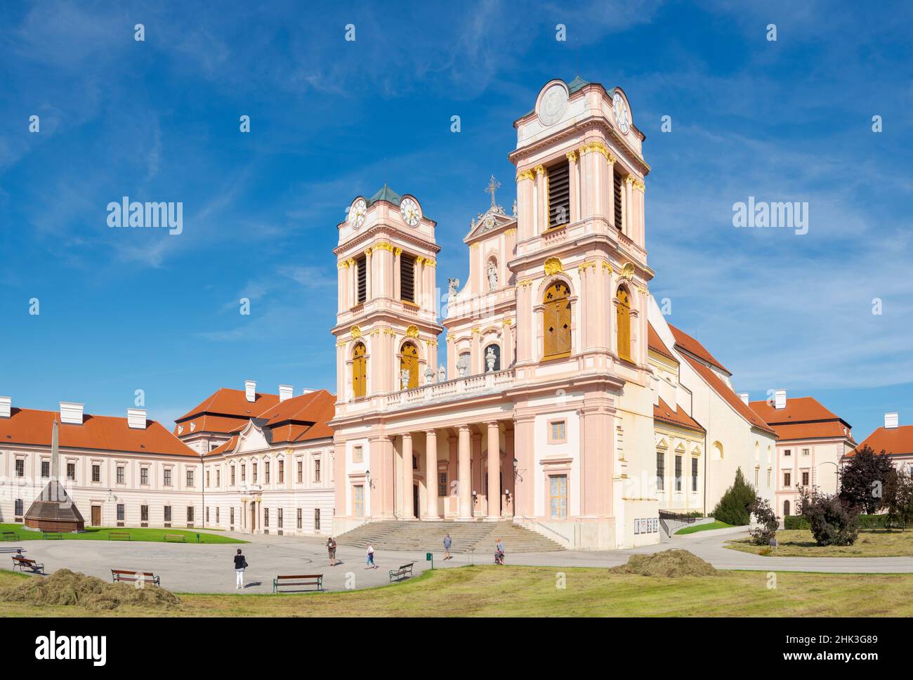 The collegiate church. Gottweig Abbey, a UNESCO World Heritage Site ...