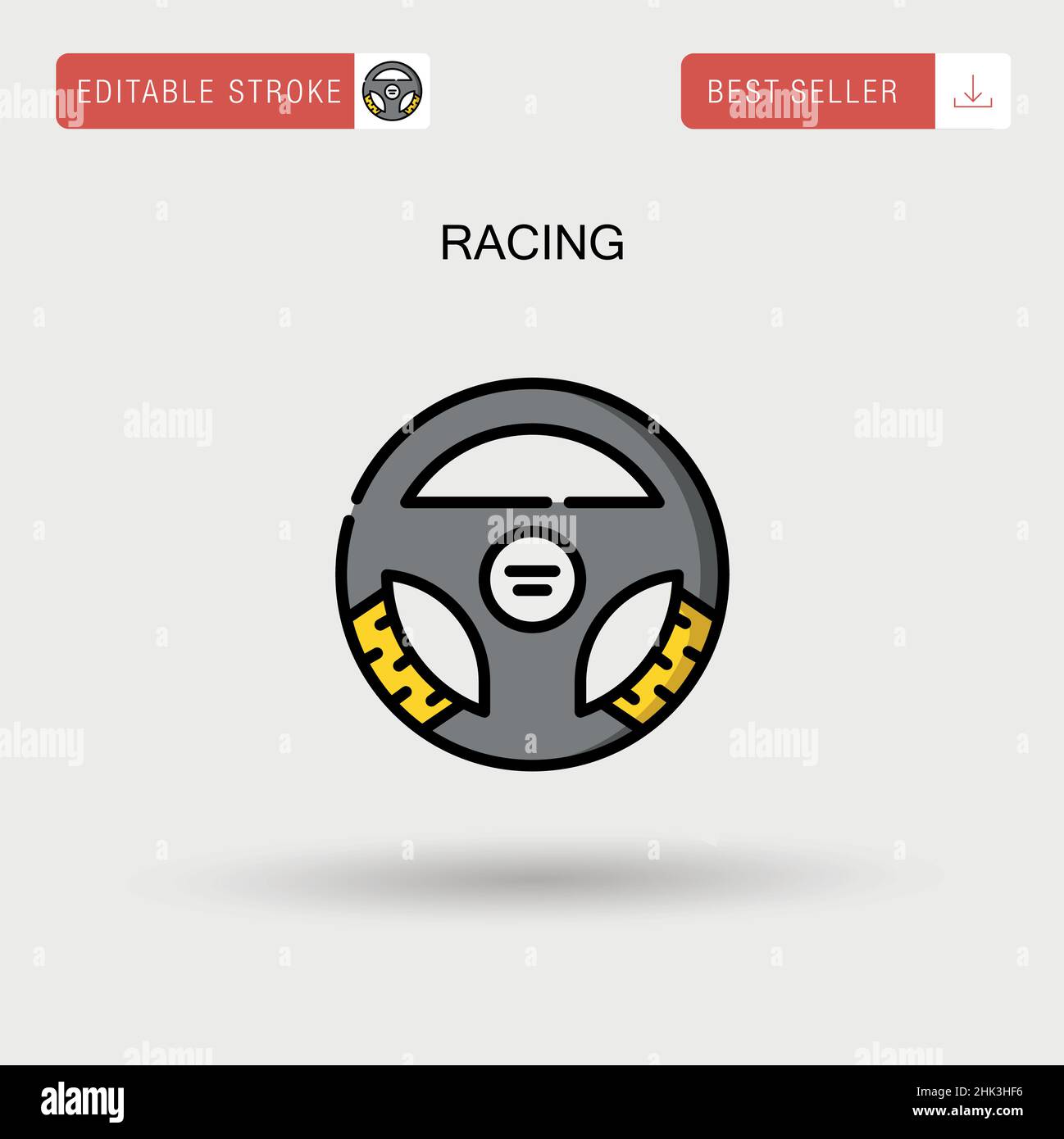 Racing Simple vector icon Stock Vector Image & Art - Alamy
