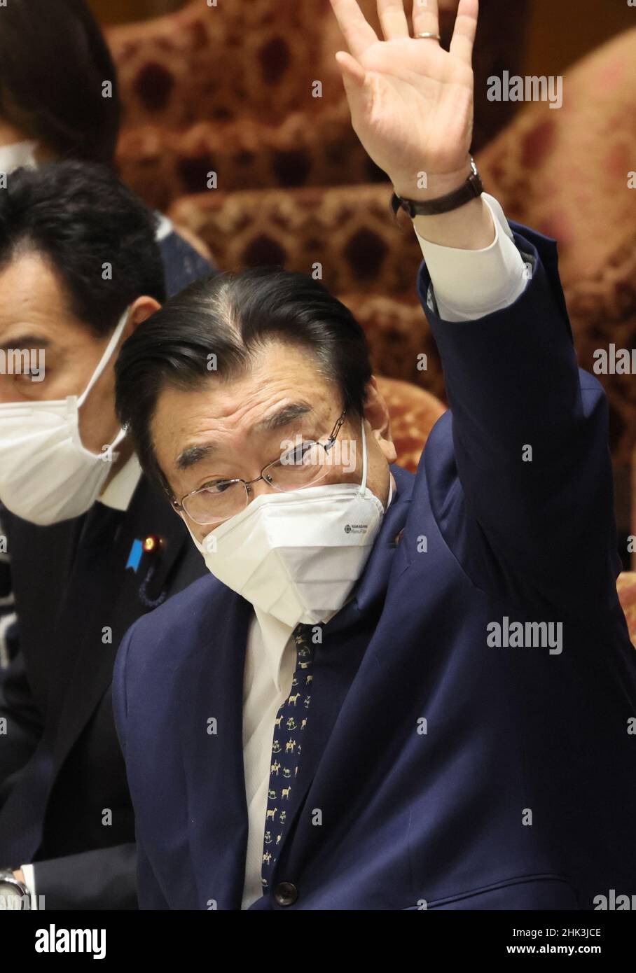 Tokyo, Japan. 2nd Feb, 2022. Japanese Health Minister Shigeyuki Goto ...