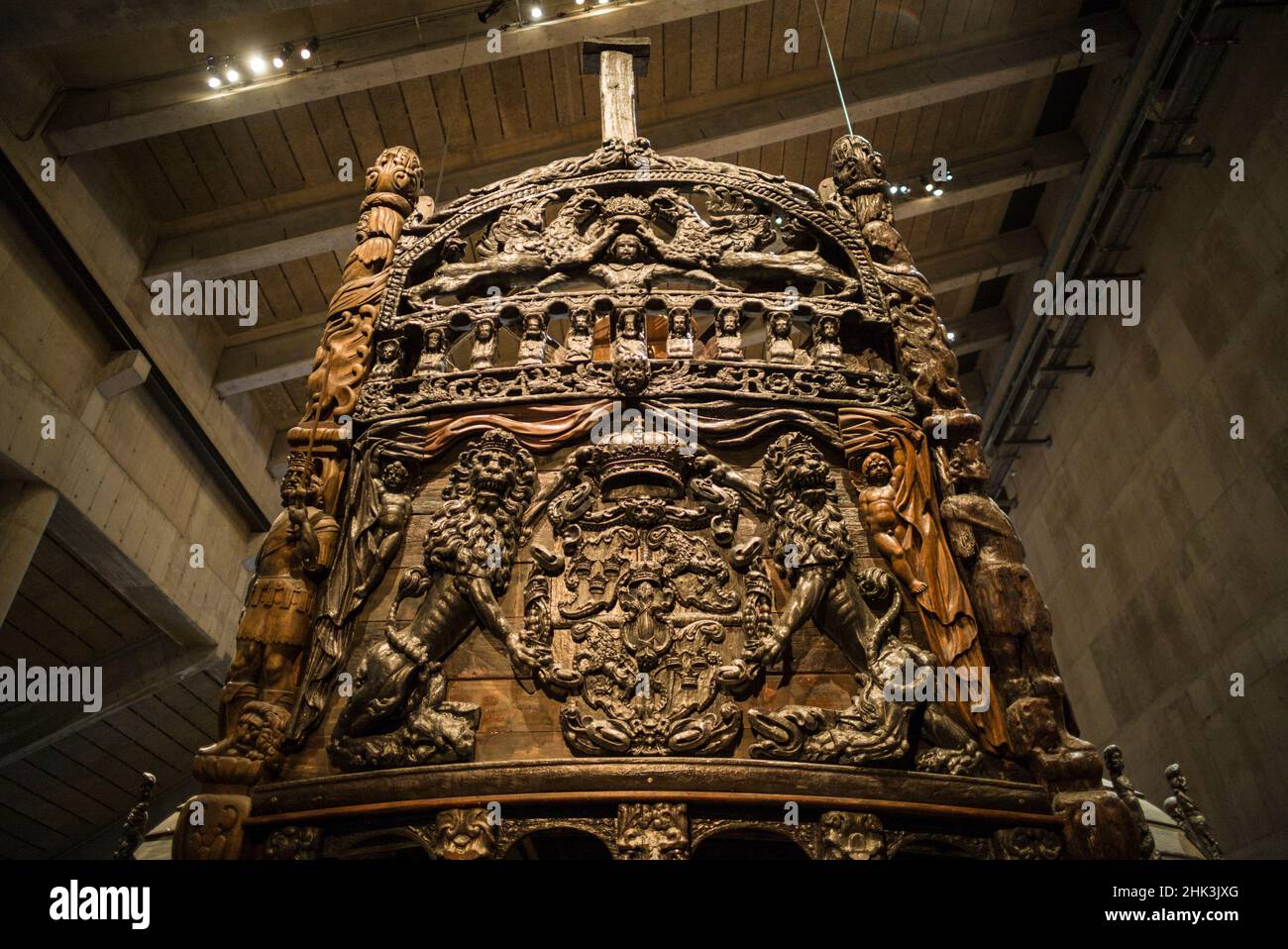 Sweden, Stockholm, Djurgarden, Vasamuseet, museum containing a 17th ...