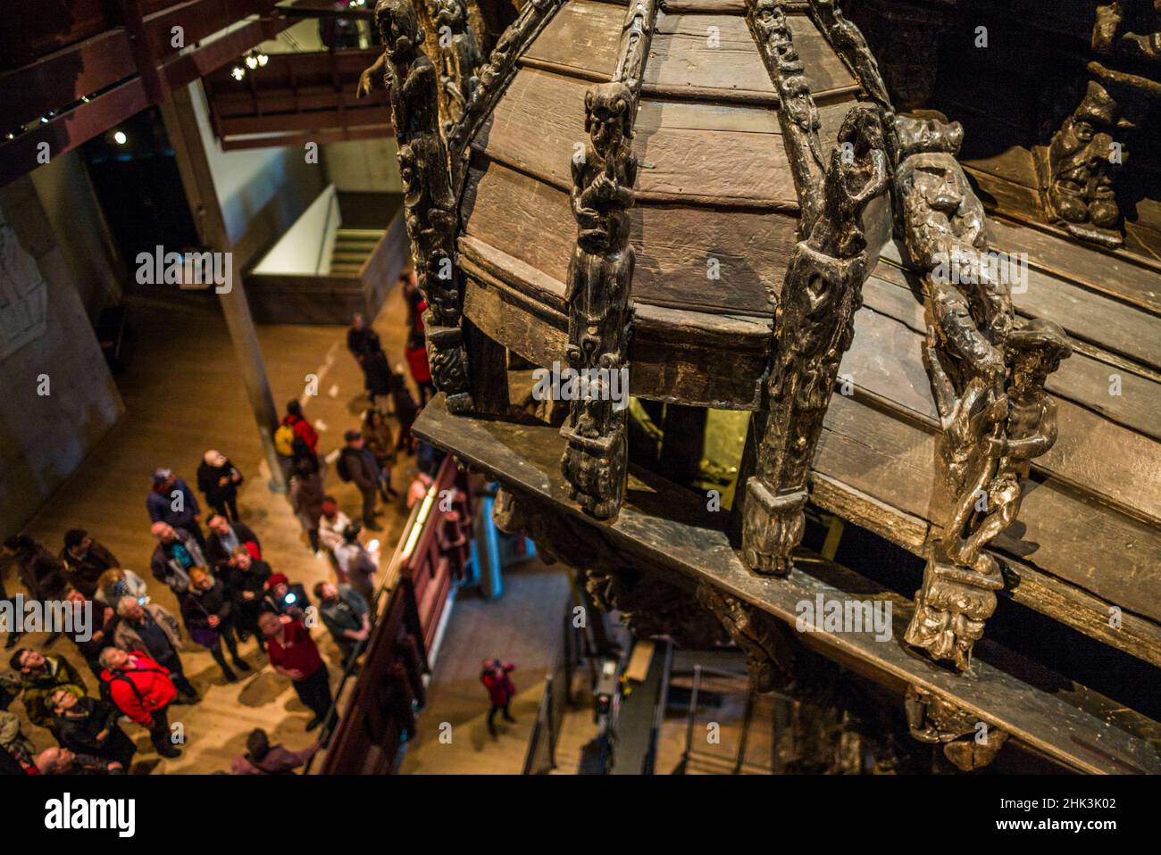 Sweden, Stockholm, Djurgarden, Vasamuseet, museum containing a 17th ...