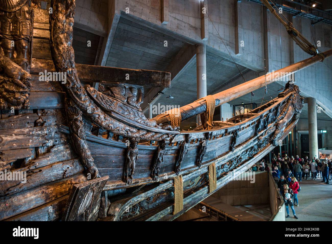 Sweden, Stockholm, Djurgarden, Vasamuseet, museum containing a 17th ...