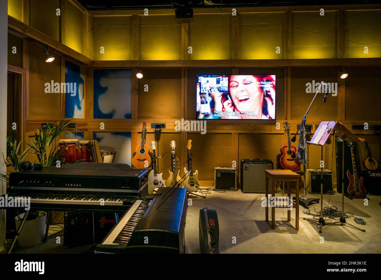 Sweden, Stockholm, Djurgarden, ABBA Museum, museum to the Swedish pop ...