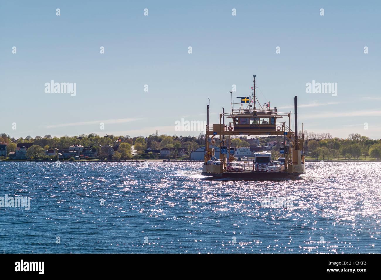 Sweden, Faro Island, Broa, Gotland-Faro island ferry Stock Photo - Alamy