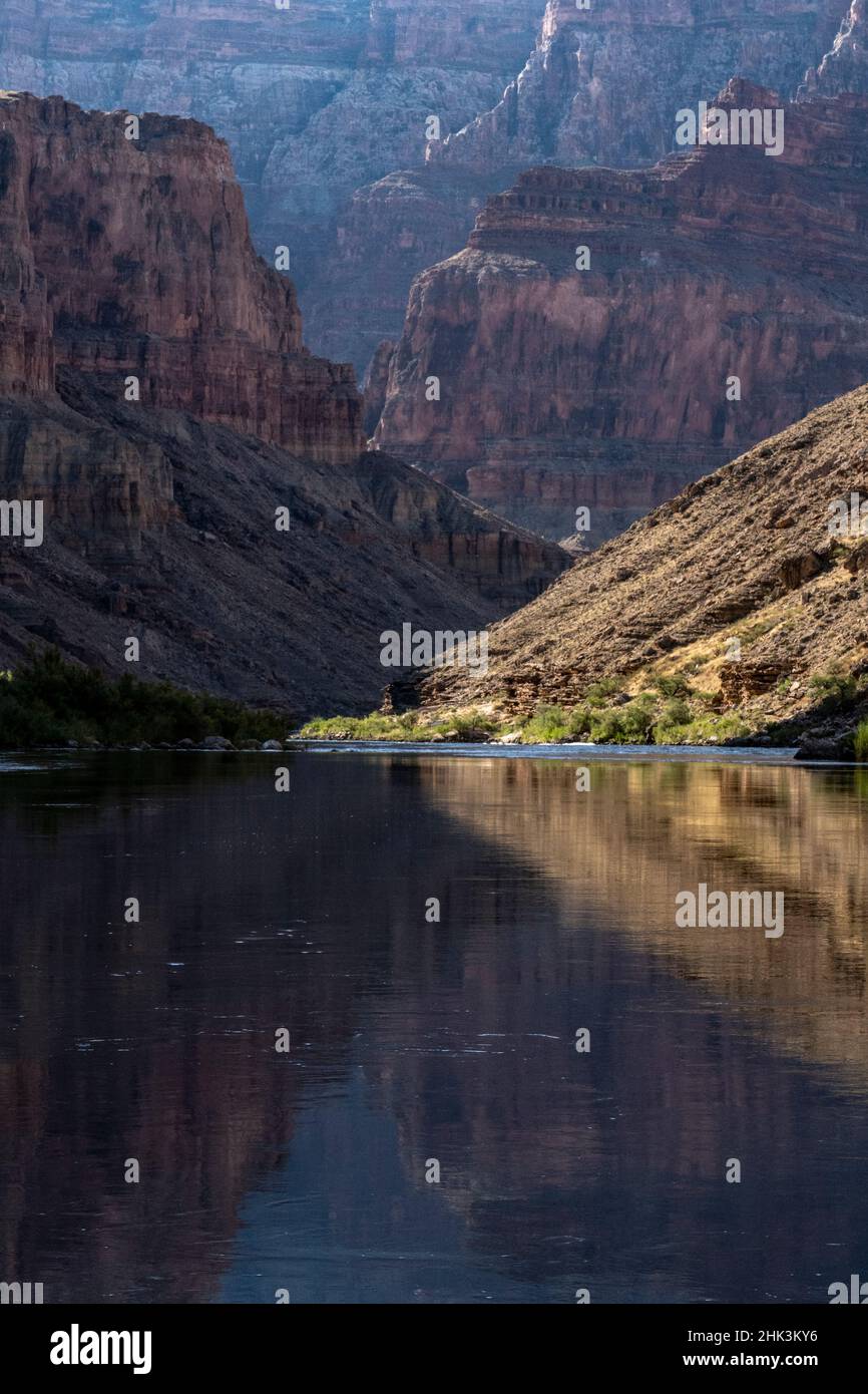 USA, Arizona. Float trip down the Colorado River, Grand Canyon National ...