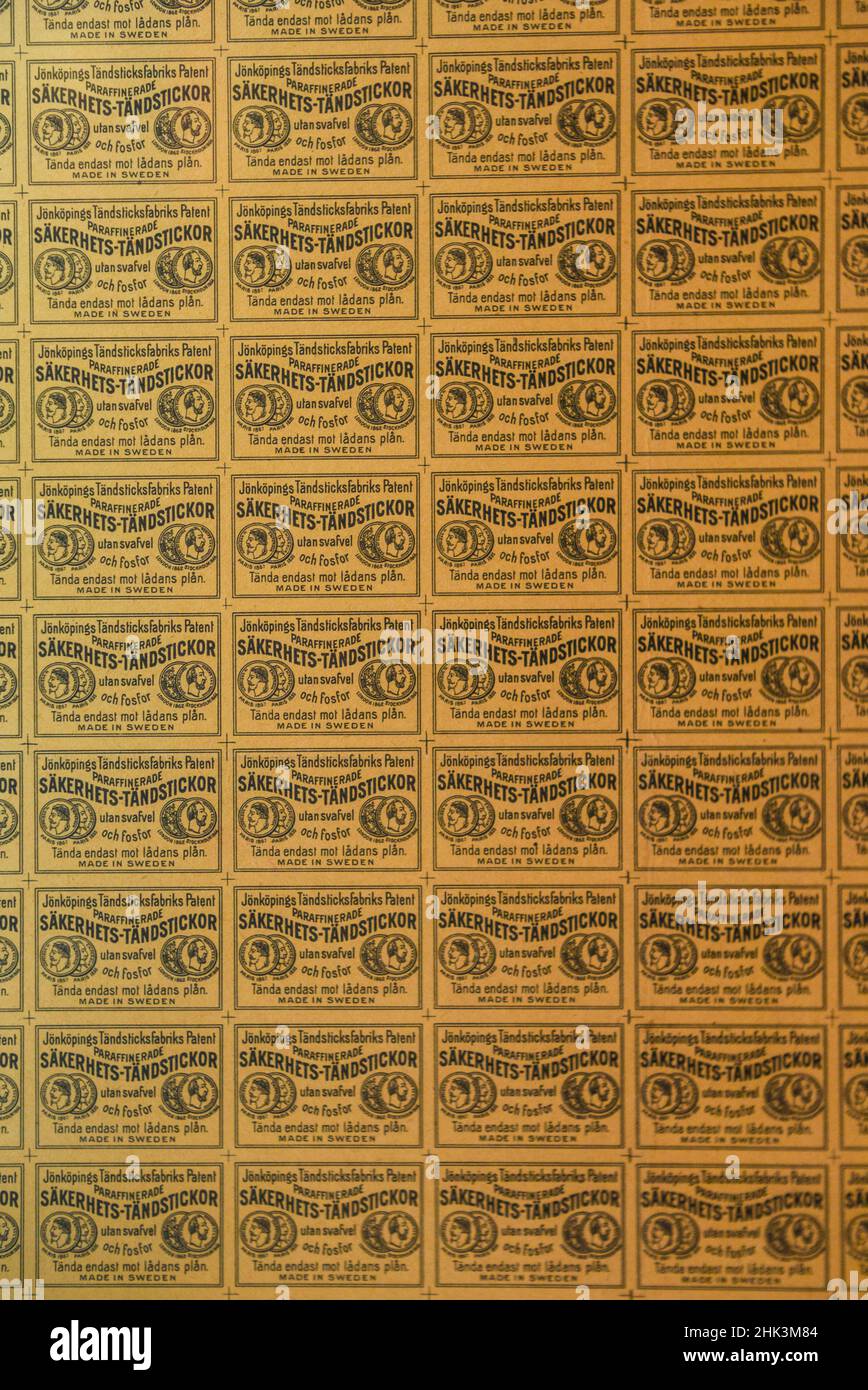 Sweden, Lake Vattern Area, Jonkoping, city where the match was invented ...