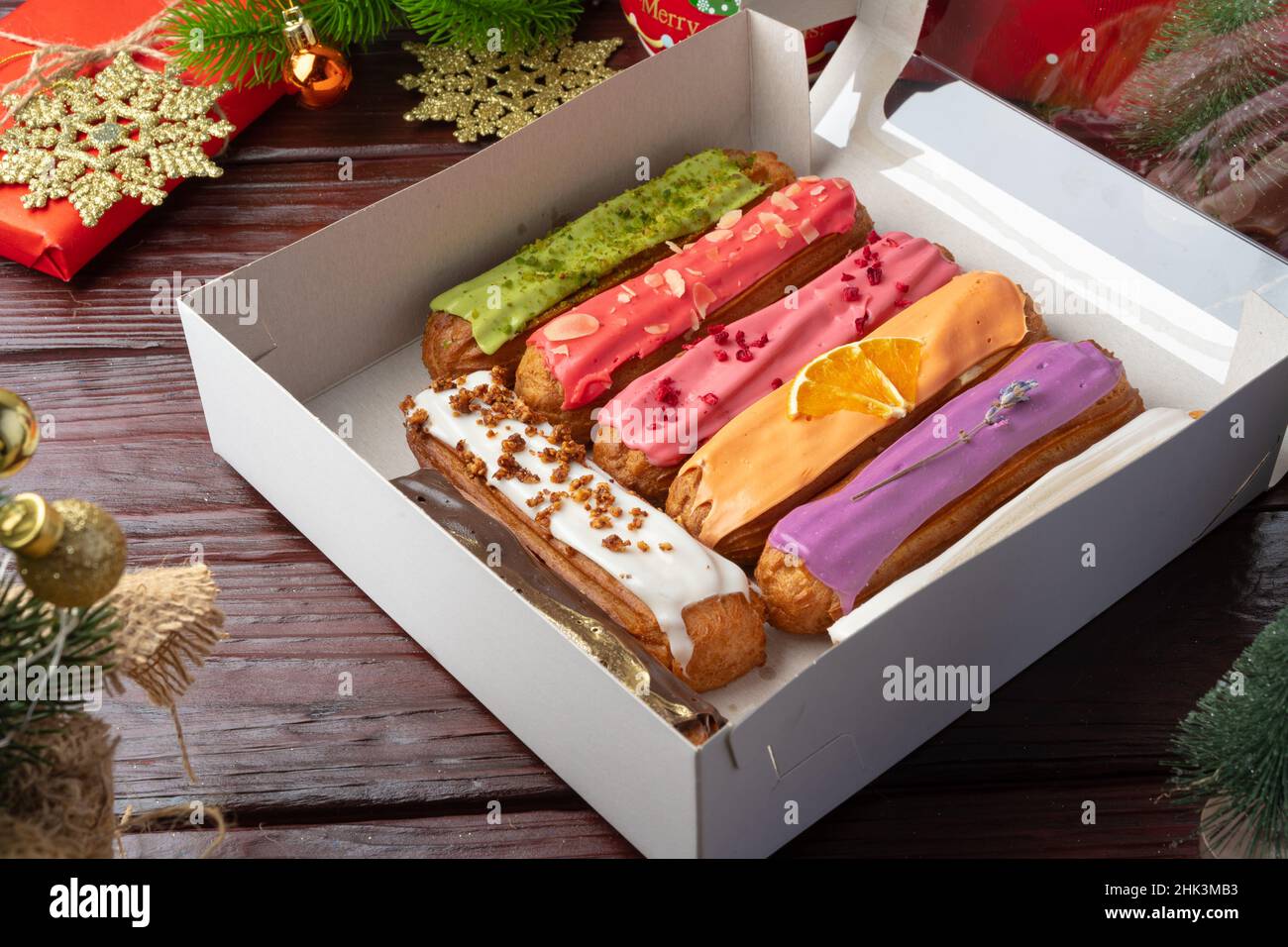 Christmas eclairs hi-res stock photography and images - Alamy