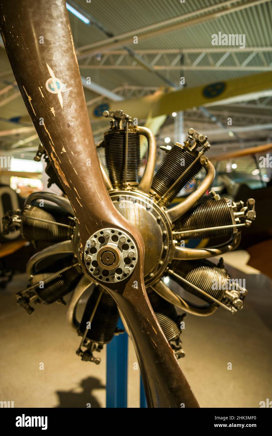 Sweden, Linkoping, Flygvapen Museum, Swedish Air Force Museum, WW1-era ...