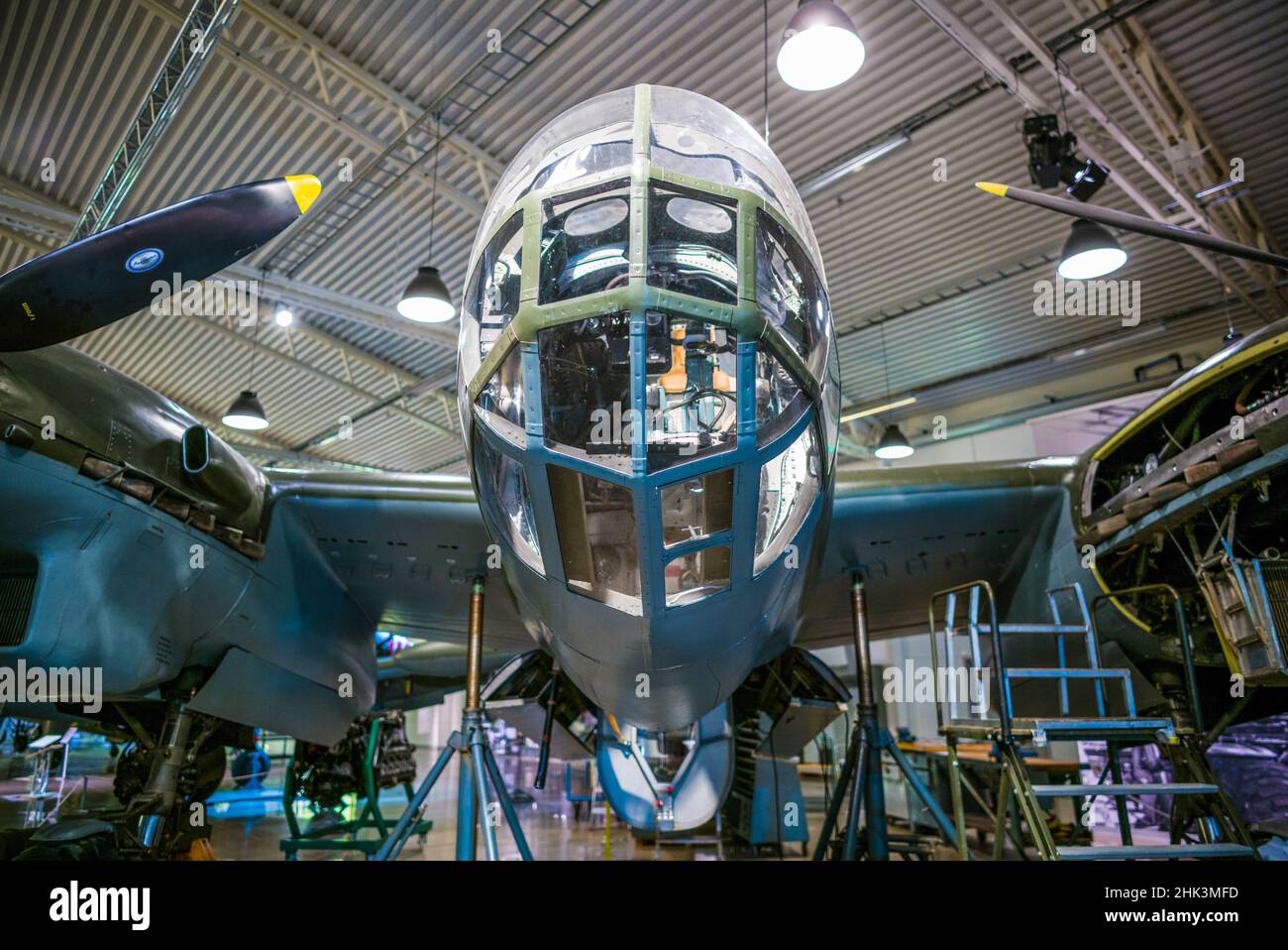Sweden, Linkoping, Flygvapen Museum, Swedish Air Force Museum, WW2-era ...
