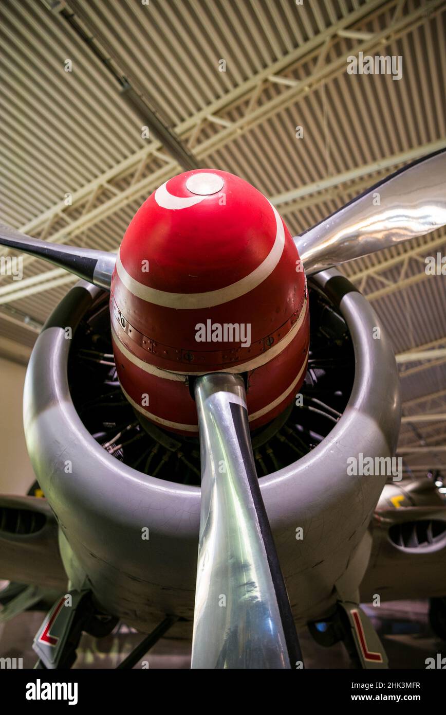 Sweden, Linkoping, Flygvapen Museum, Swedish Air Force Museum, WW2-era ...