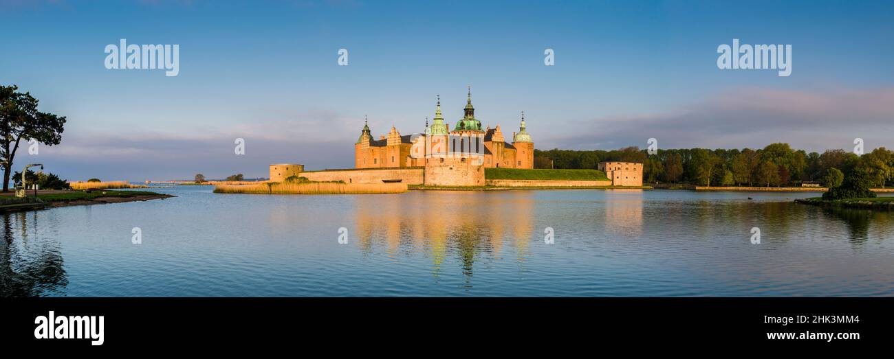 Sweden, Kalmar, Kalmar Slott castle, dawn Stock Photo - Alamy
