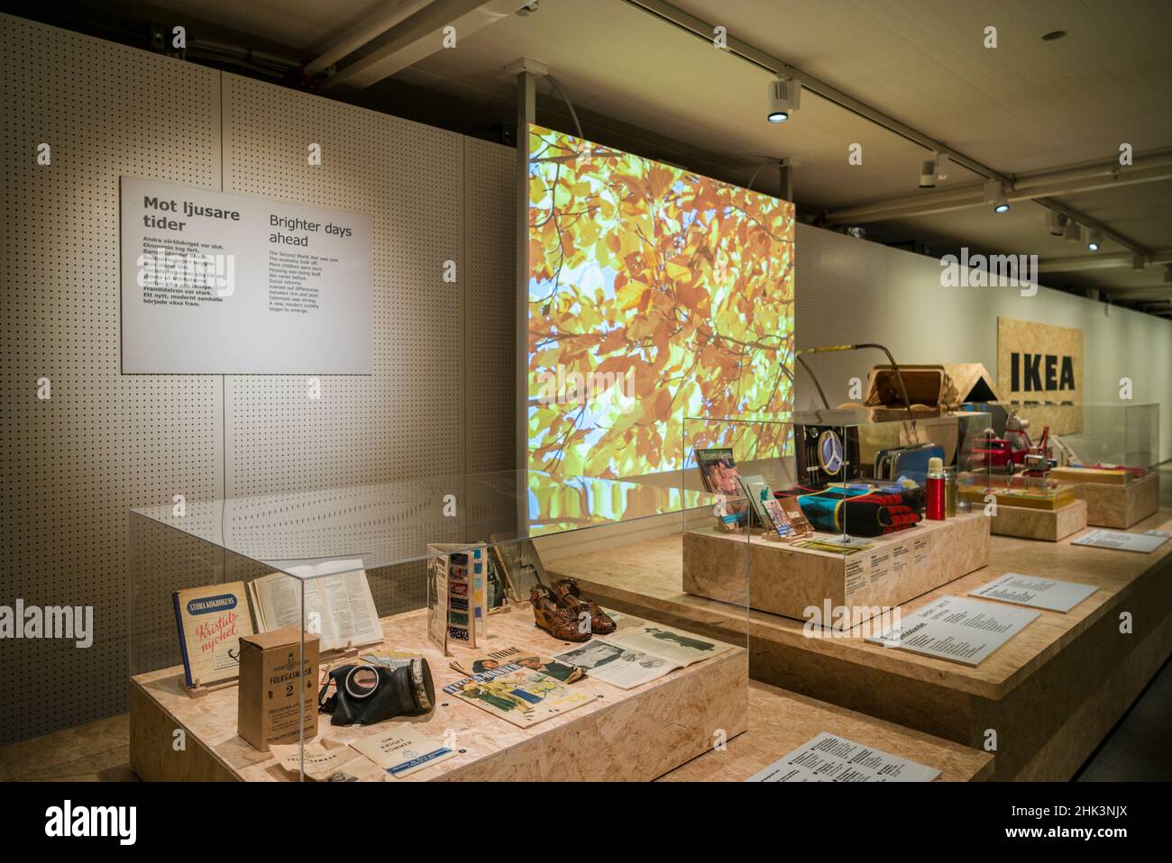Sweden, Smaland, Almhult, site of the first IKEA store built in Sweden ...
