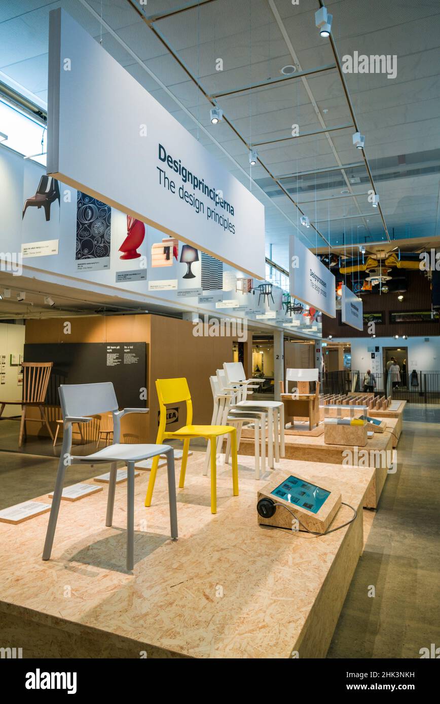 Sweden, Smaland, Almhult, site of the first IKEA store built in Sweden ...