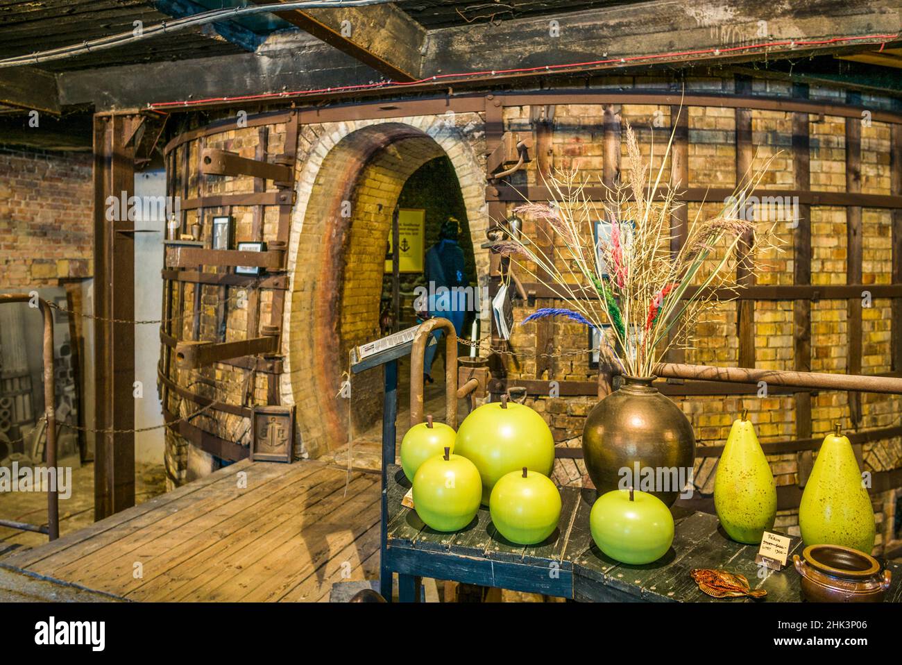 Sweden, Scania, Hoganas, Hoganas Saltglaserat pottery complex, huge ...