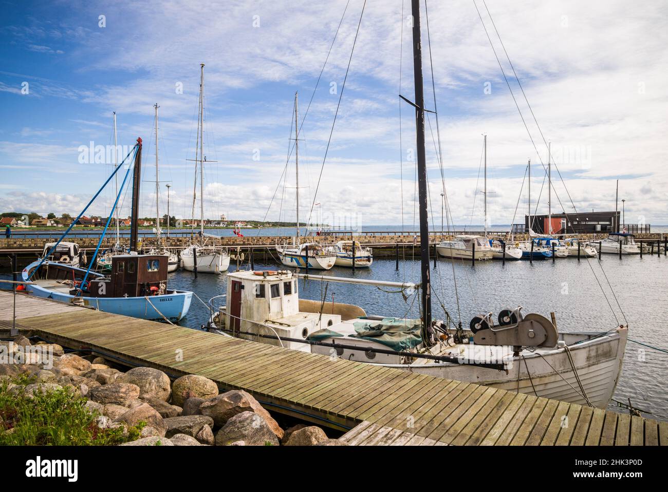 Sweden, Scania, Hoganas, Hoganas Harbor Stock Photo - Alamy