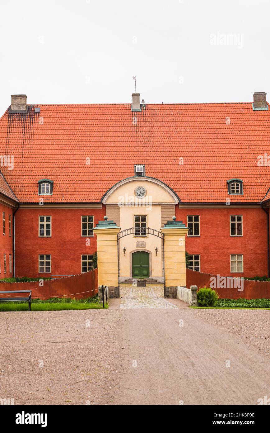 Sweden, Scania, Molle, Krapperups Slott castle, ancient home of the ...